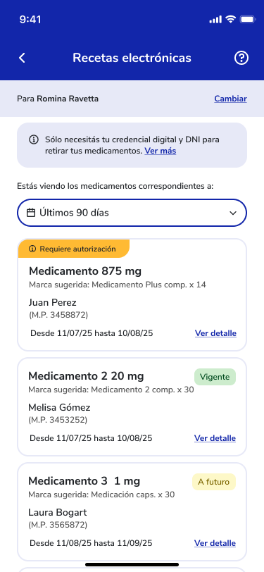 Recetas electrónicas: mejoras en la app - OSDE